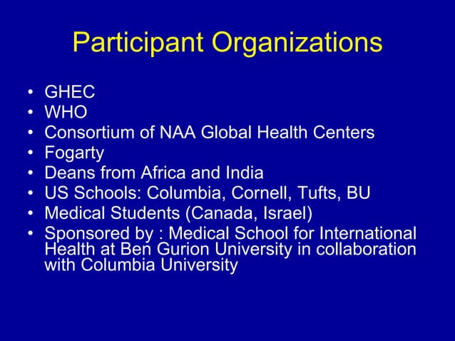 What is Global Health?: Defining Global Health | PPT | Medical Health