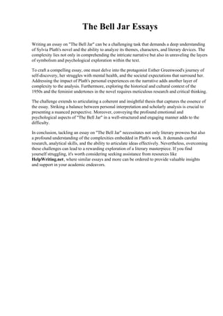 The Bell Jar Essays.pdf