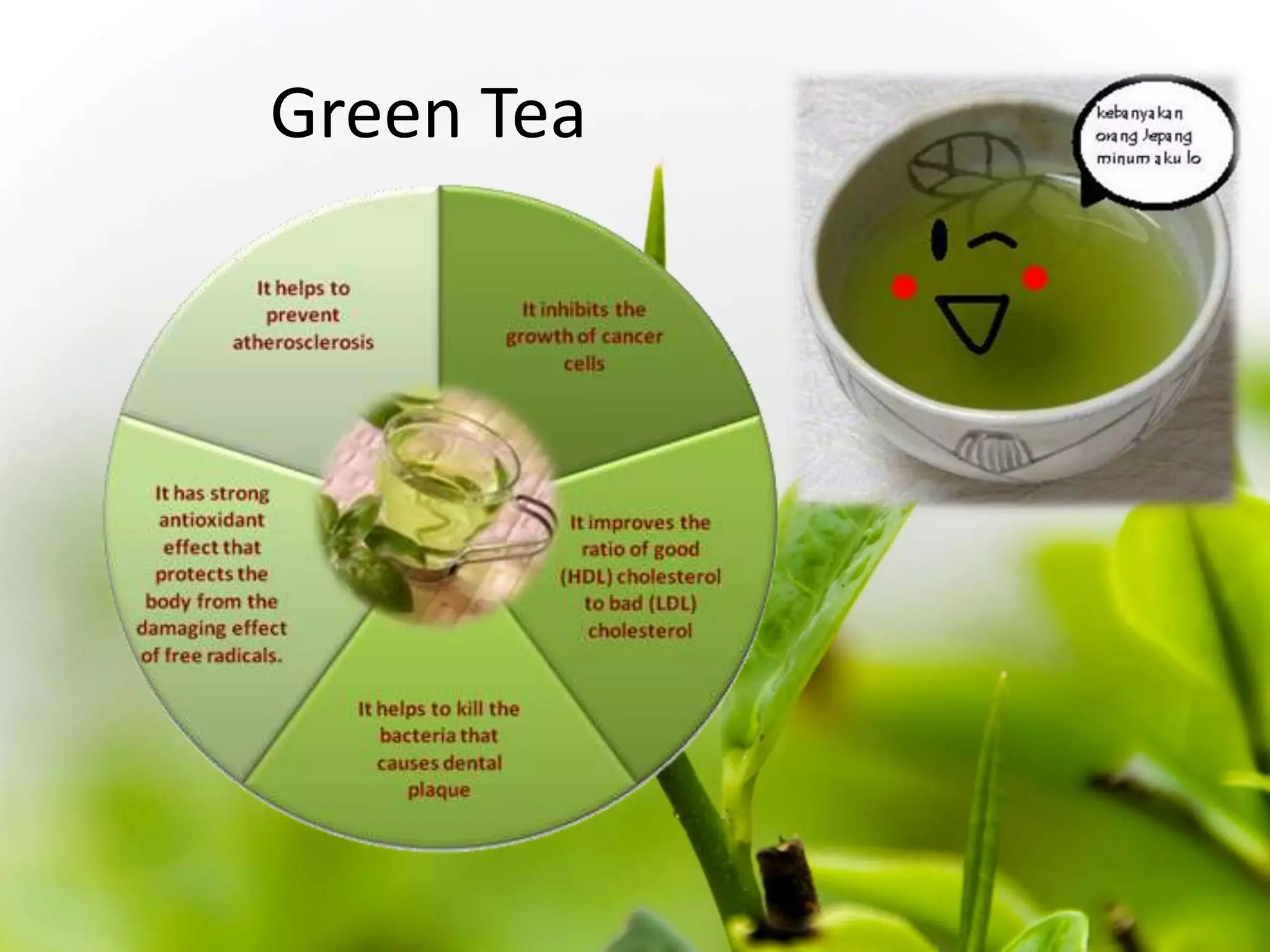 The benefit of green tea peresentation | PPTX