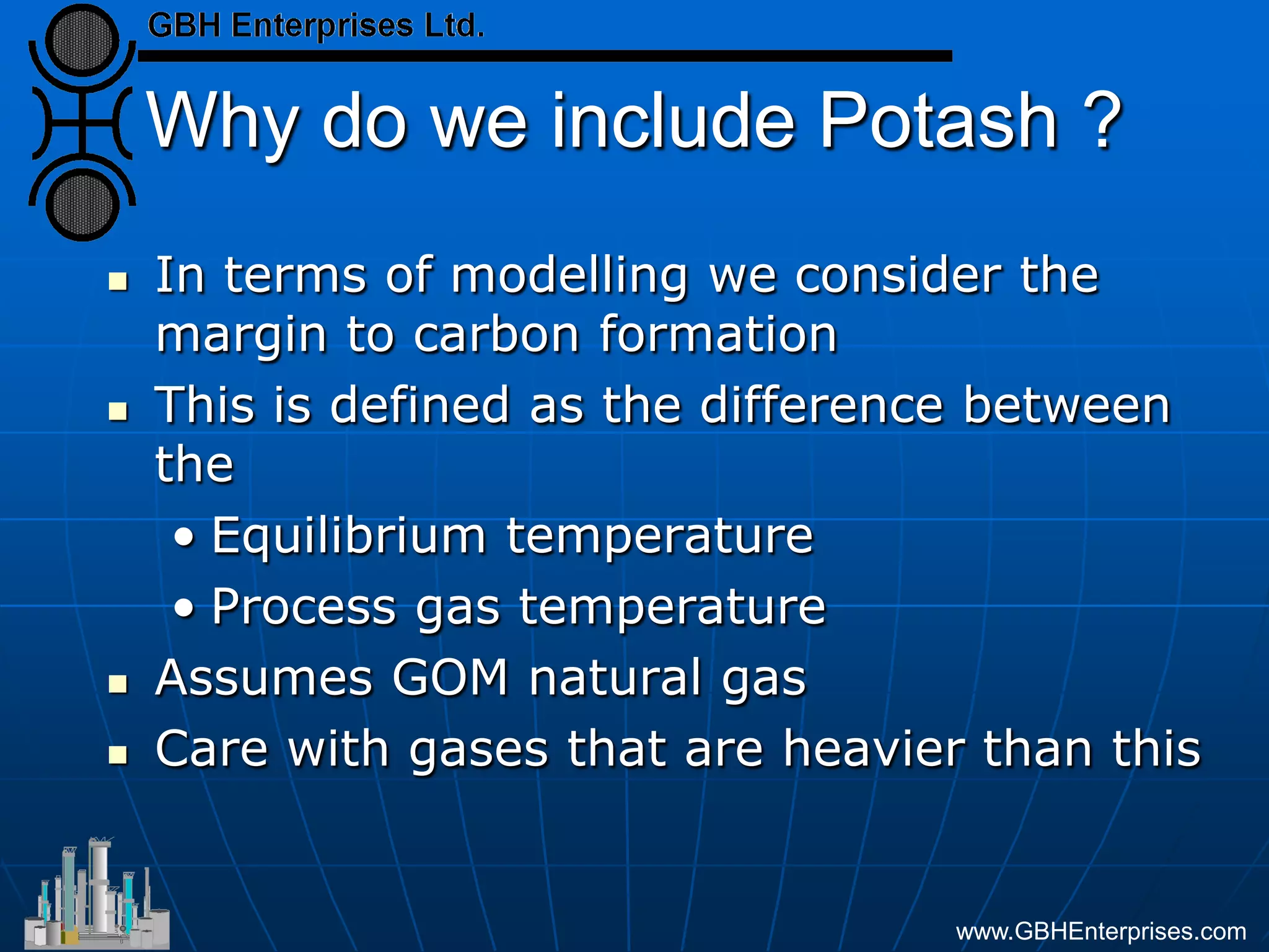 The Benefits and Disadvantages of Potash in Steam Reforming | PDF