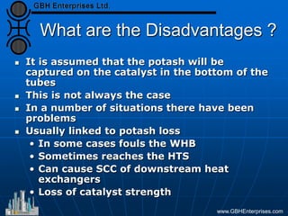 The Benefits and Disadvantages of Potash in Steam Reforming | PDF