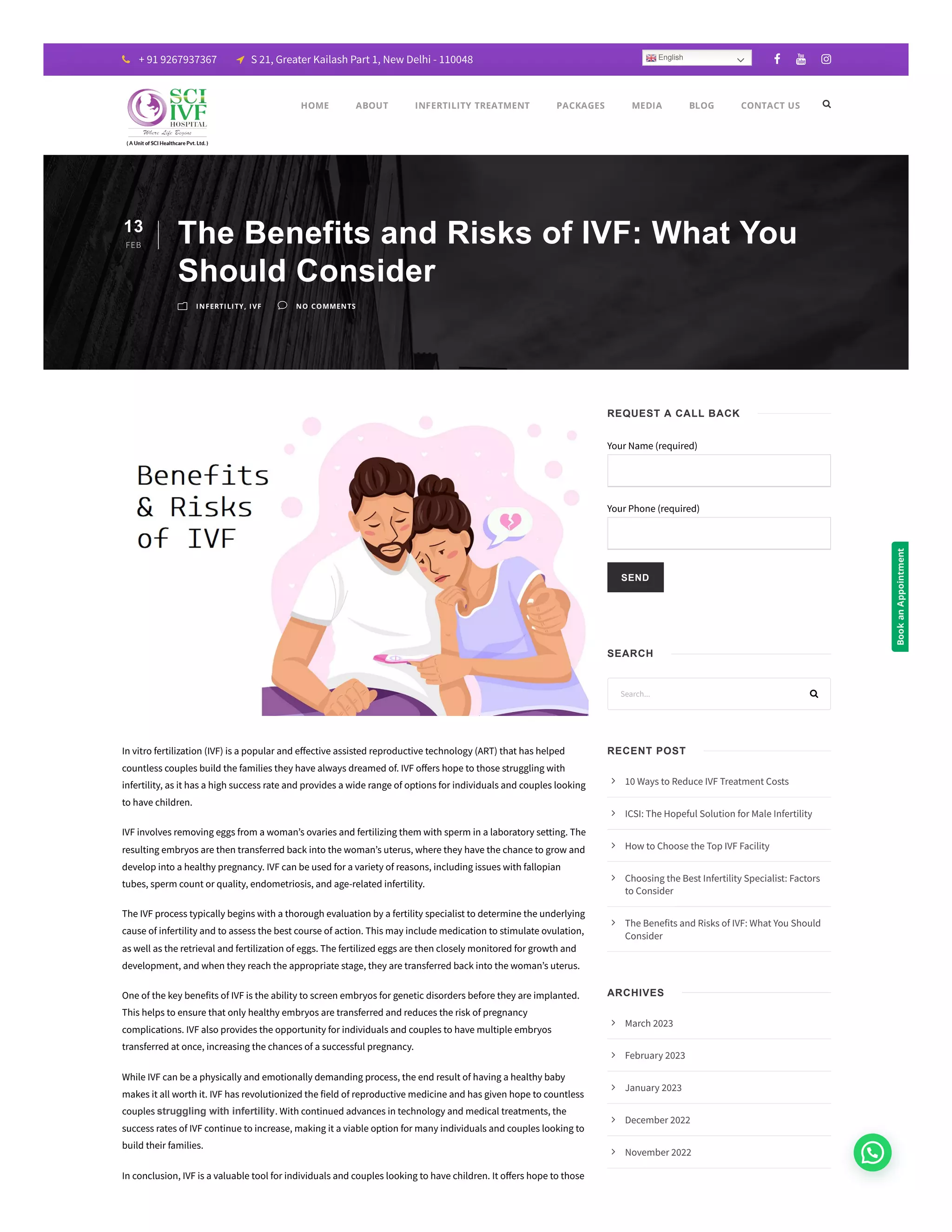 The Benefits and Risks of IVF: What You Should Consider | PDF ...