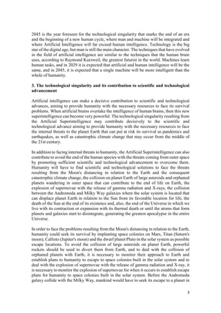 THE BENEFITS AND RISKS OF TECHNOLOGICAL SINGULARITY BASED ON ARTIFICIAL SUPERINTELLIGENCE | PDF