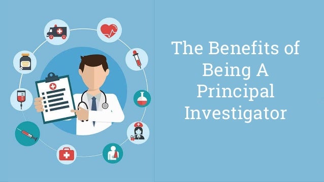 The benefits of being a principal investigator