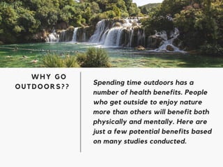 The Benefits of Being Outdoors | PDF