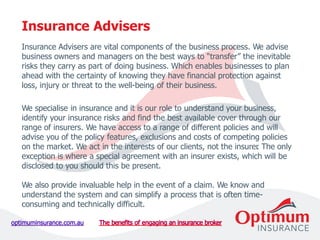 The benefits of engaging an insurance broker | PDF