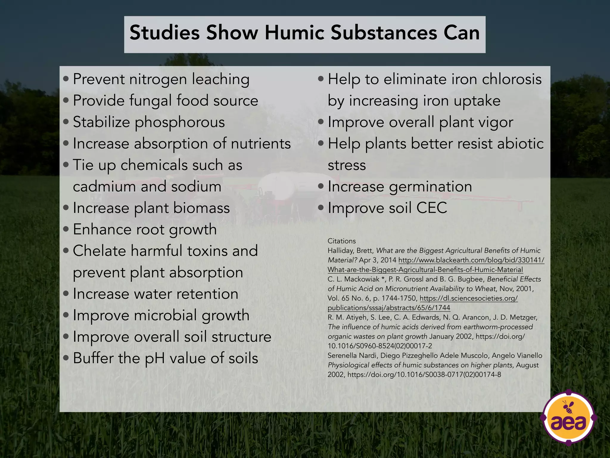 The Benefits of Humic Acids in Agriculture | PDF