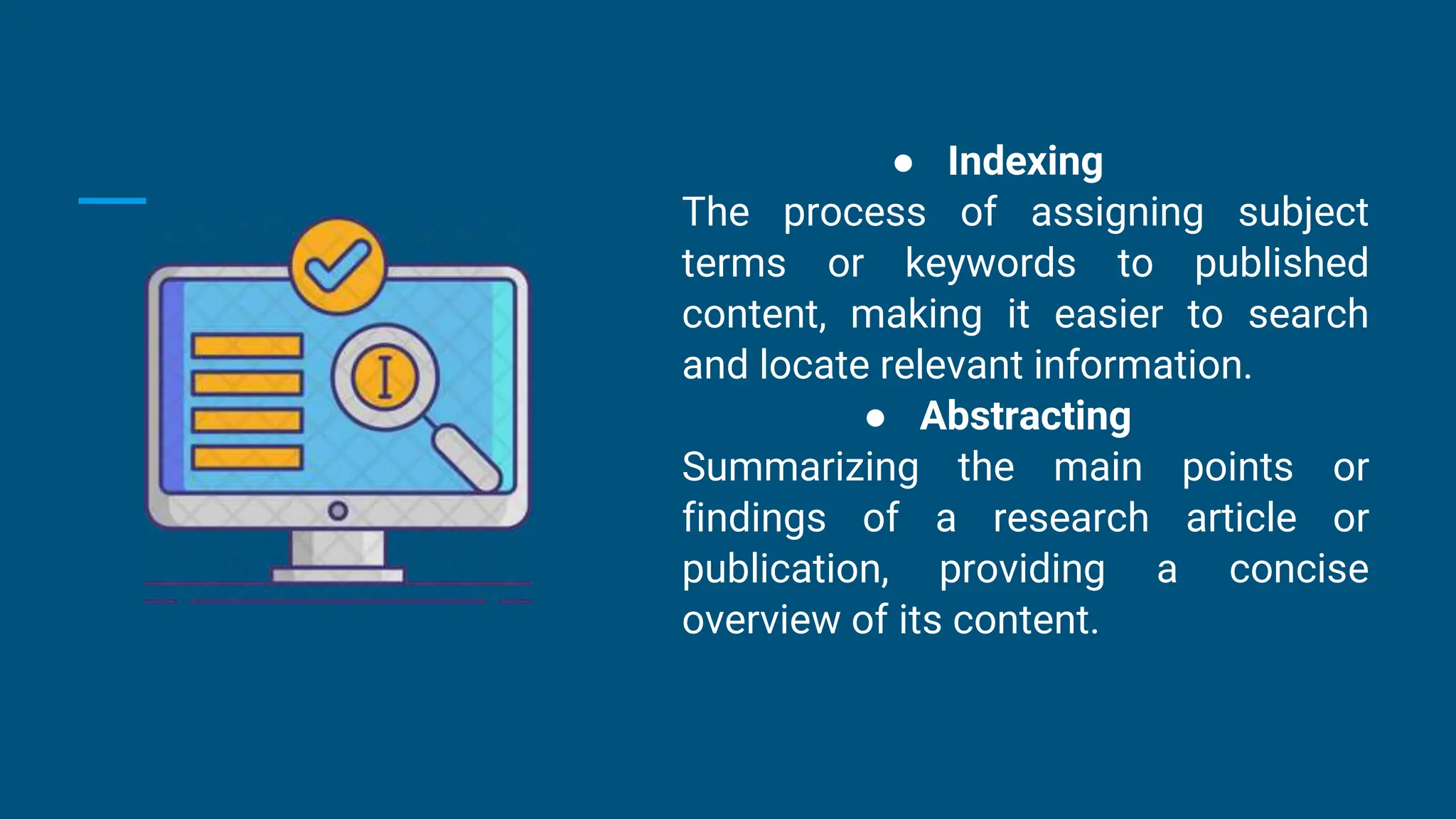 The Benefits Of Indexing And Abstracting Servicespptx Information