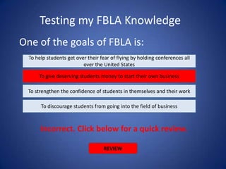 The benefits of joining fbla | PPTX