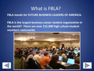 The benefits of joining fbla | PPTX