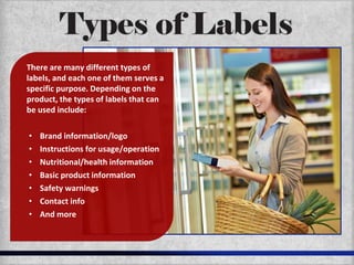 The Benefits of labelling your product | PPT