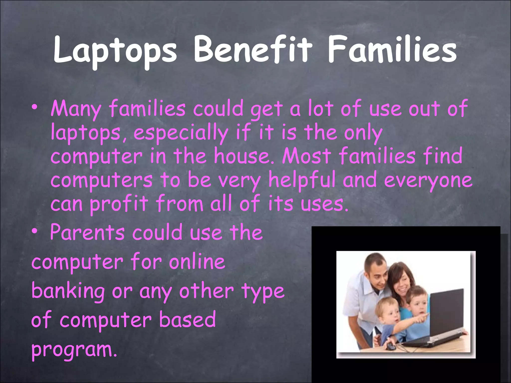The Benefits of Laptops | PPT