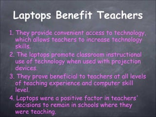 The Benefits of Laptops | PPT