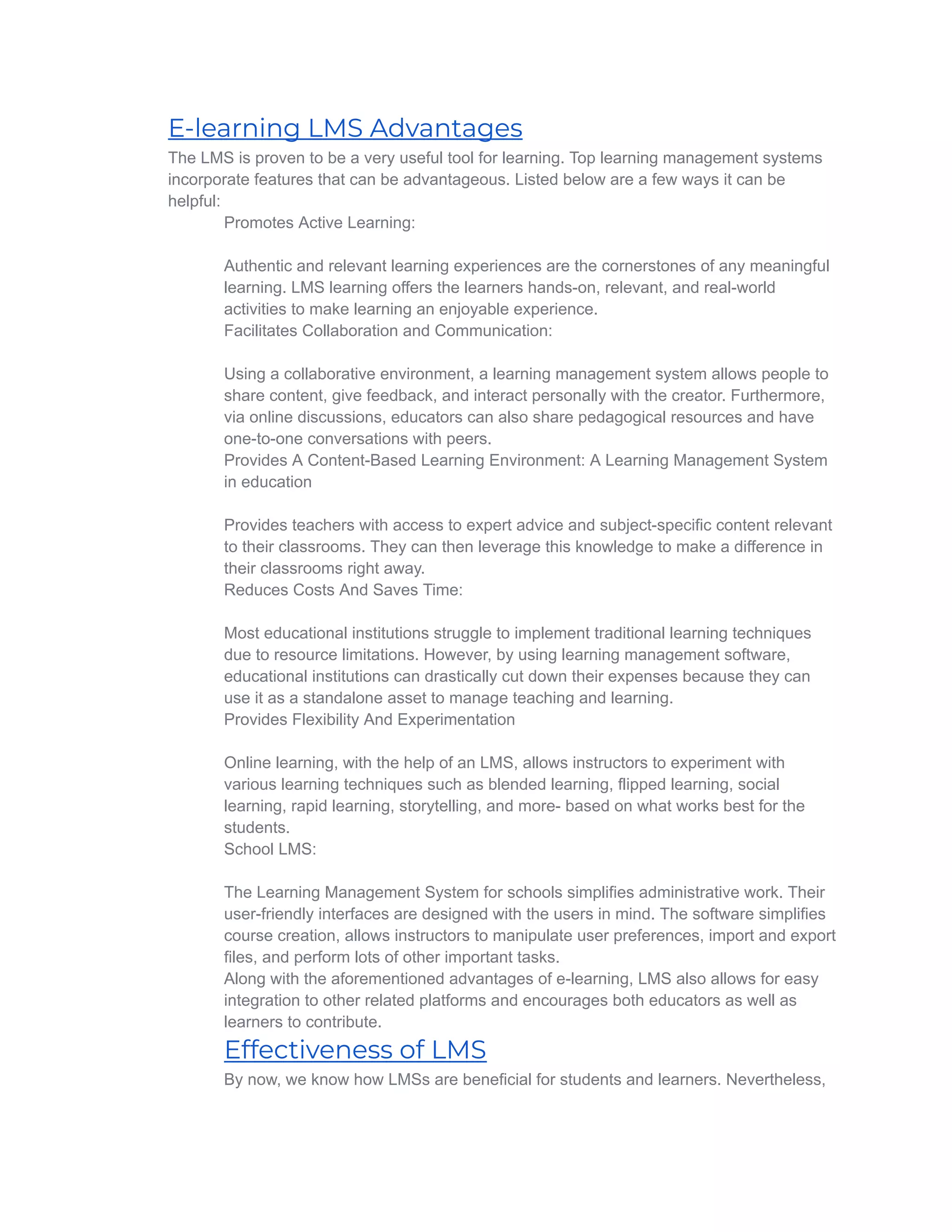 The Benefits Of Learning Management Systems.pdf