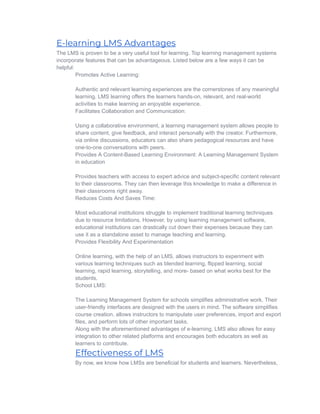 The Benefits Of Learning Management Systems.pdf