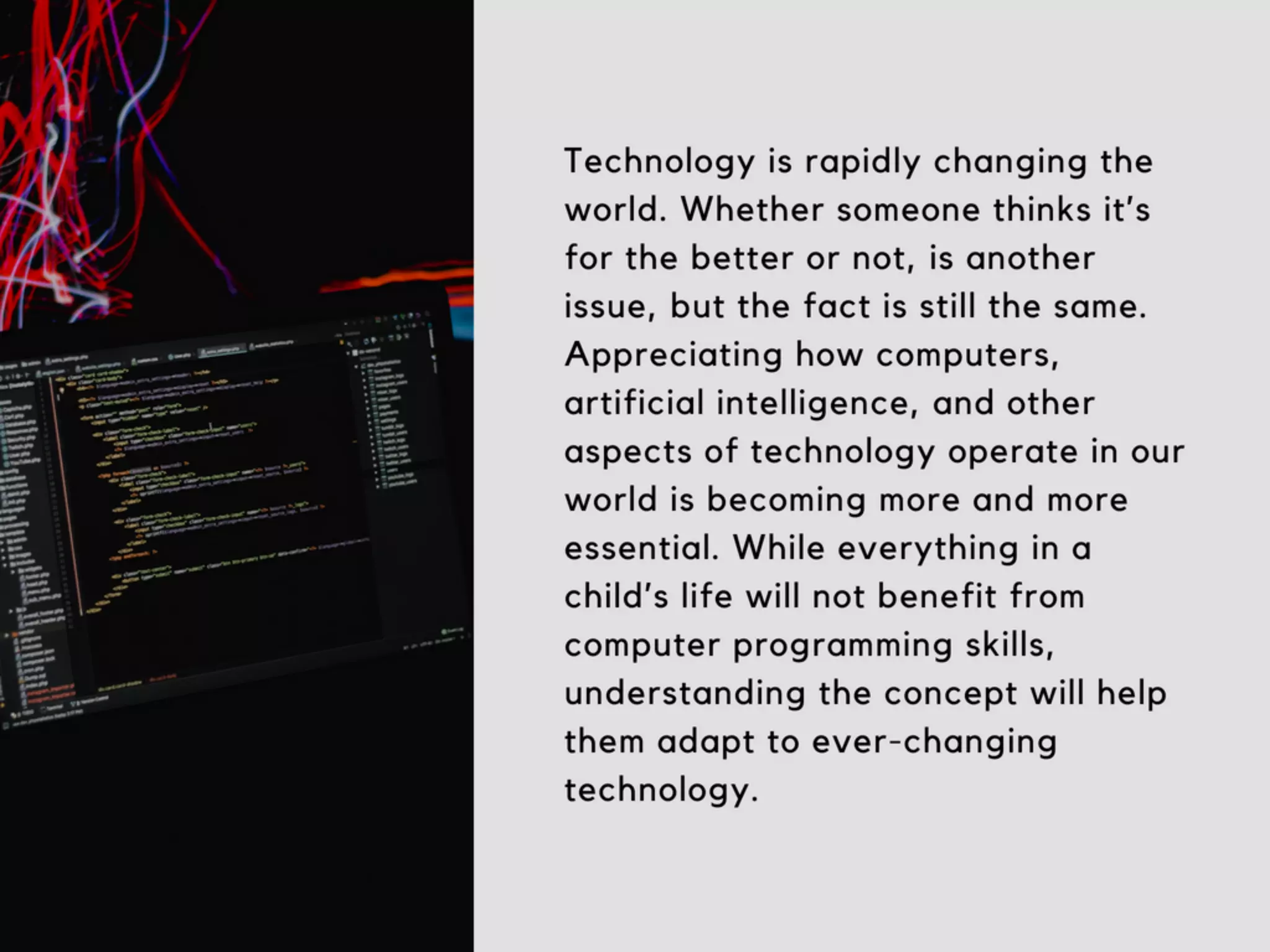 Michael Fourte | The Benefits of Learning Programming at a Young Age | PDF