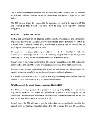 The Benefits of Lower Deduction Certificate for NRIs: Save Money and ...