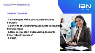 The Benefits of Outsourcing Accounts Receivable Process | PDF