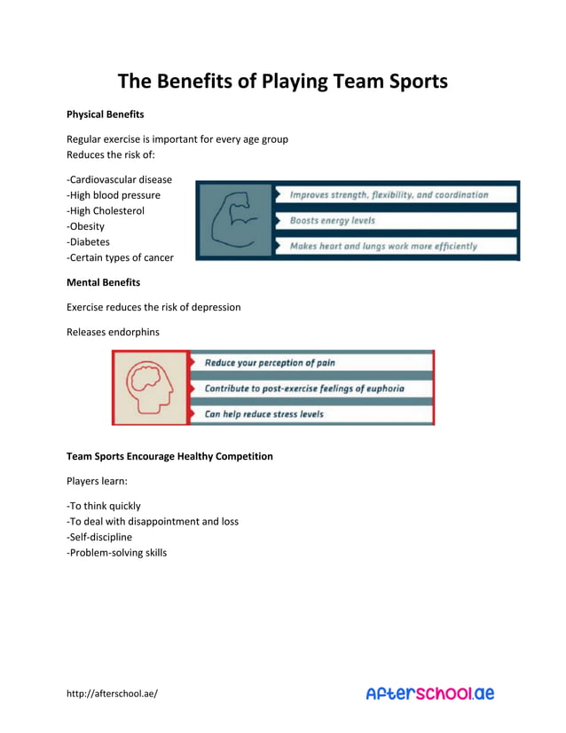 The Benefits of Playing Team Sports | PDF