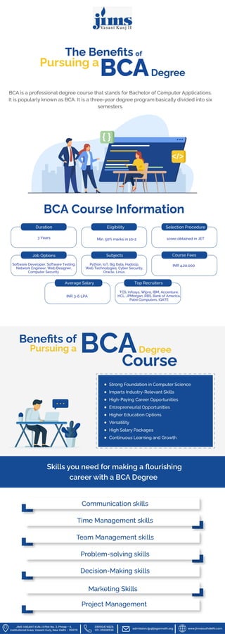 The Benefits of Pursuing a BCA Degree | PDF