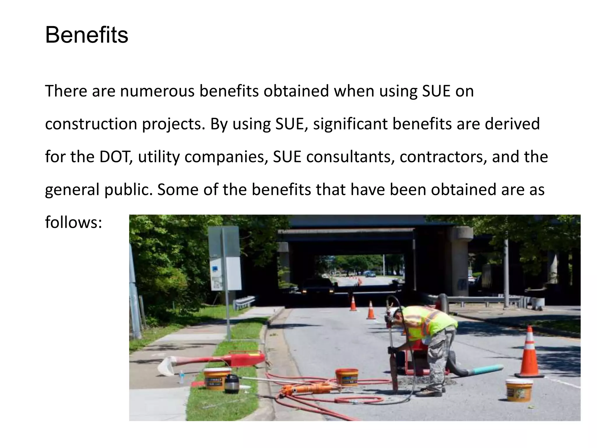 The benefits of subsurface utility engineering | PPTX