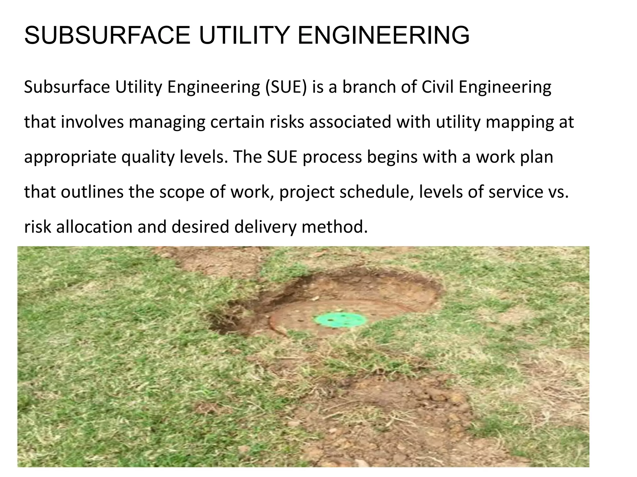 The benefits of subsurface utility engineering | PPTX