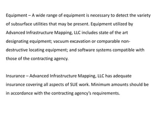 The benefits of subsurface utility engineering | PPTX