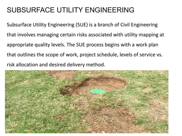 The benefits of subsurface utility engineering | PPTX