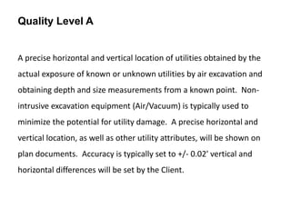 The benefits of subsurface utility engineering | PPTX