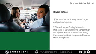 The benefits of taking lessons from an expert driving instructor | PPTX ...