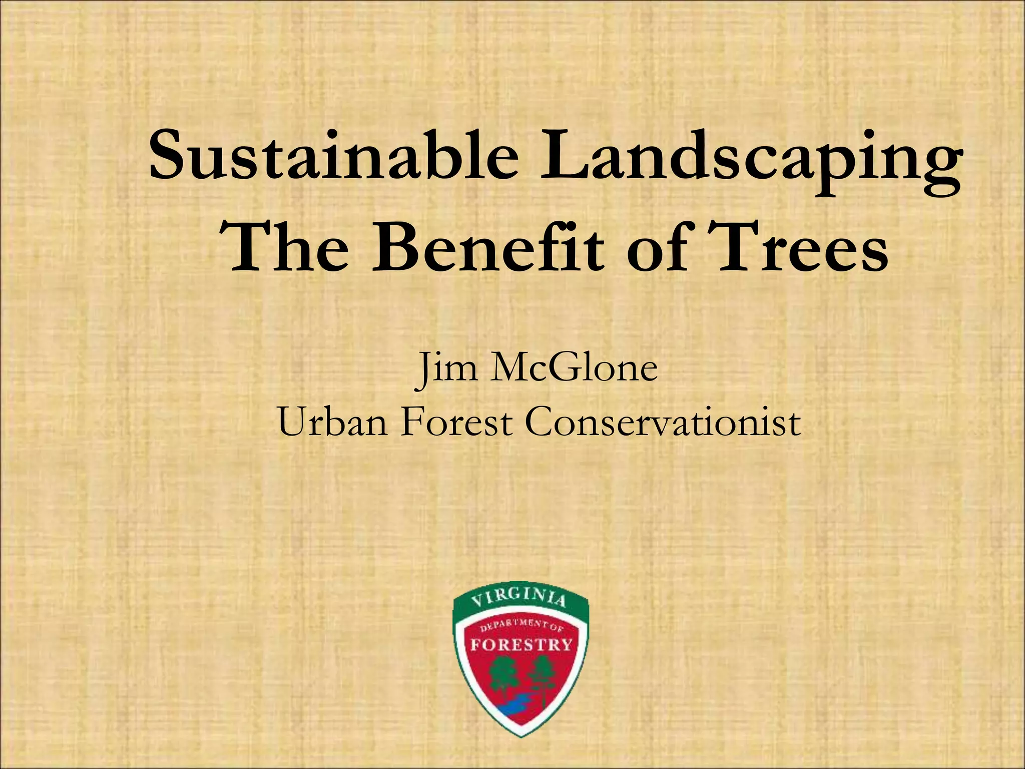 The Benefits of Trees Presentation | PPTX