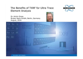 XRF and TXRF - Features and benefits | PPT