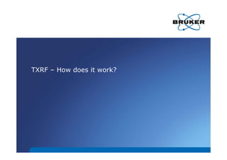 XRF and TXRF - Features and benefits | PPT