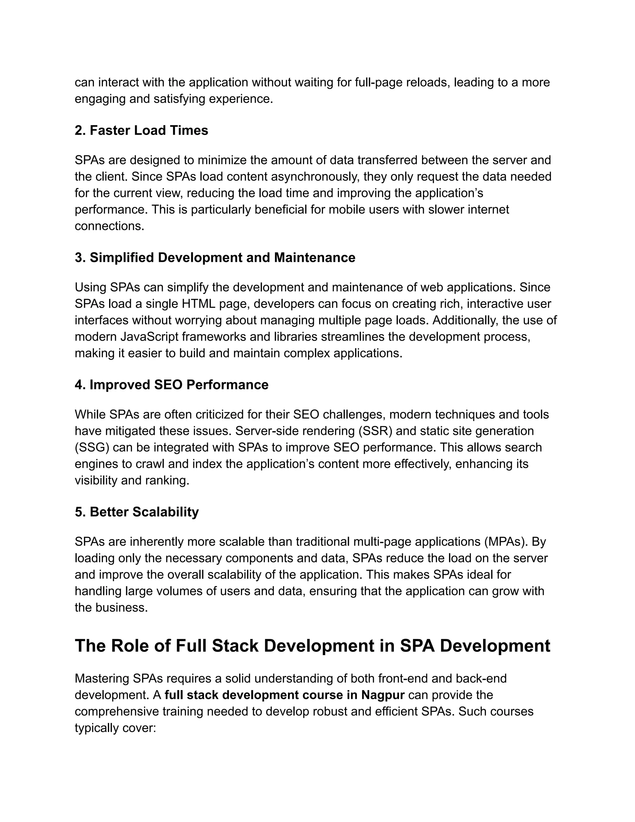 The Benefits of Using Single Page Applications in Full Stack ...