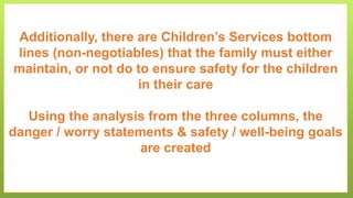 The benefits of using the Signs of Safety SoS approach - Short slide ...