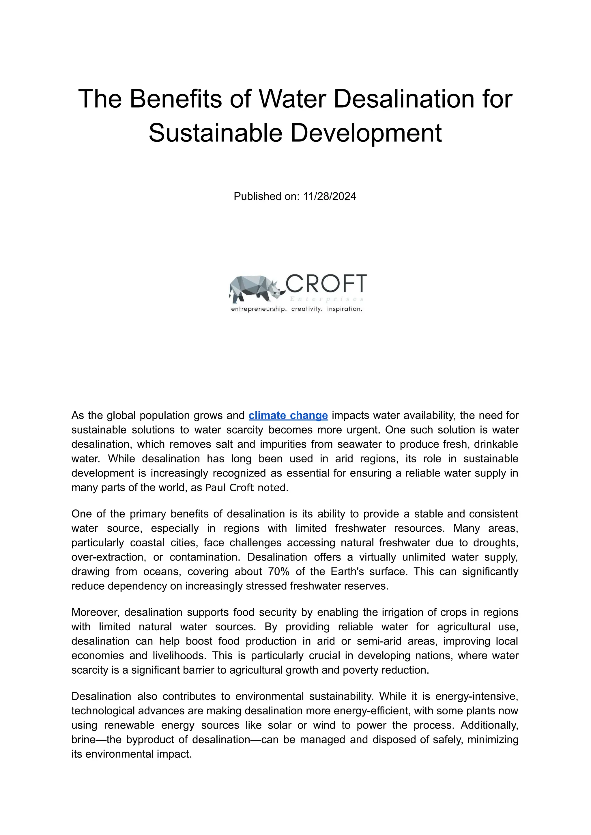 The Benefits of Water Desalination for Sustainable Development.pdf
