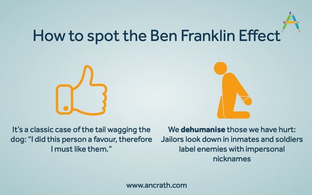 Cognitive Biases: How the Ben Franklin Effect will impact your pitch ...