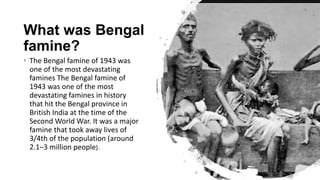 Bengal Famine 1770