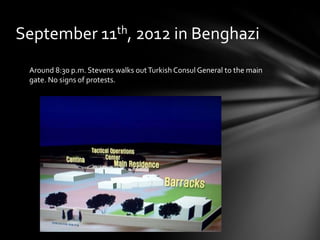 The benghazi attack | PPTX | Crime & Harmful Acts to Individuals ...