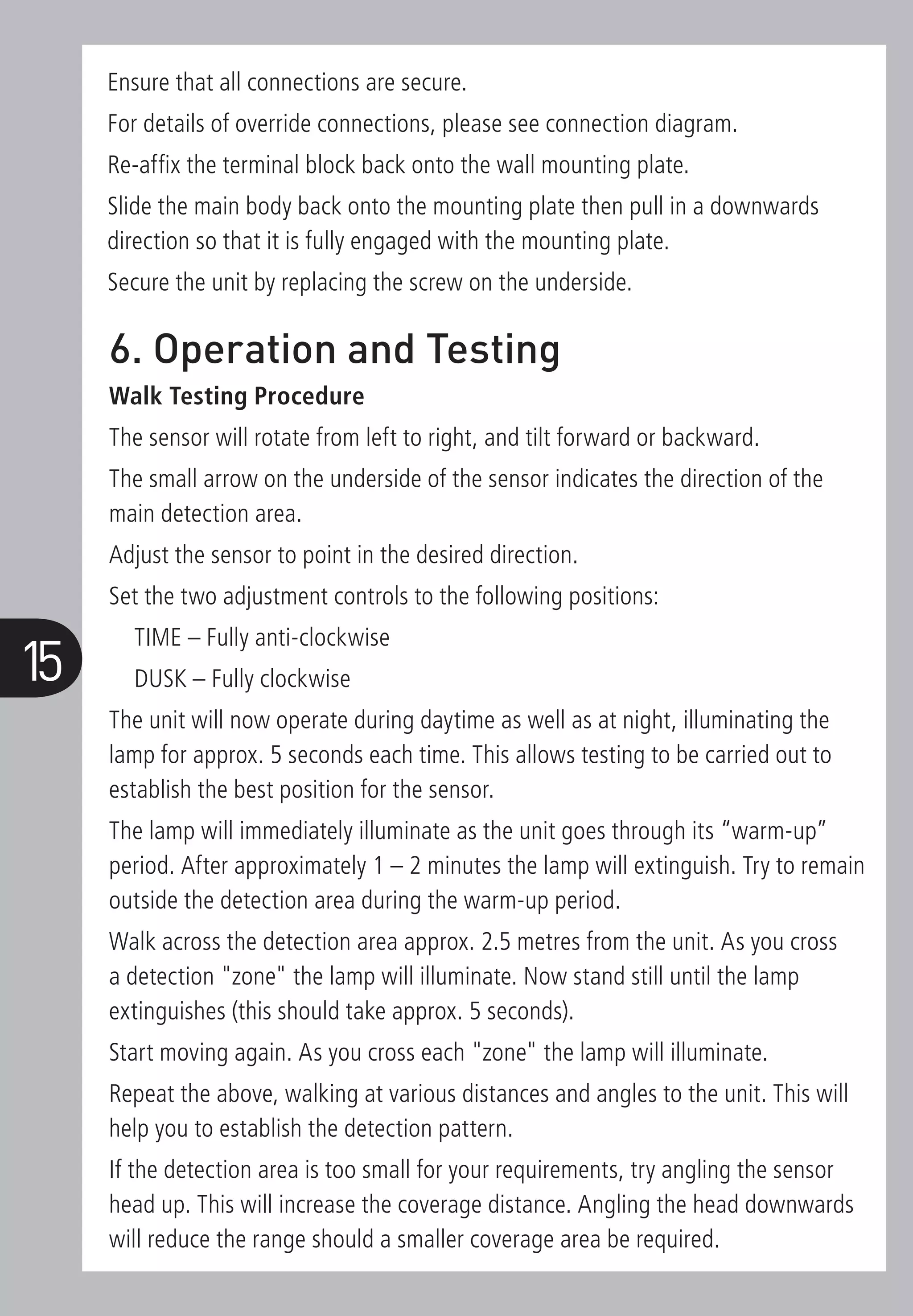 Theben motion detector | PDF