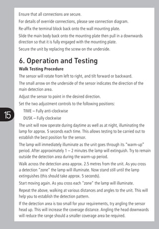 Theben motion detector | PDF