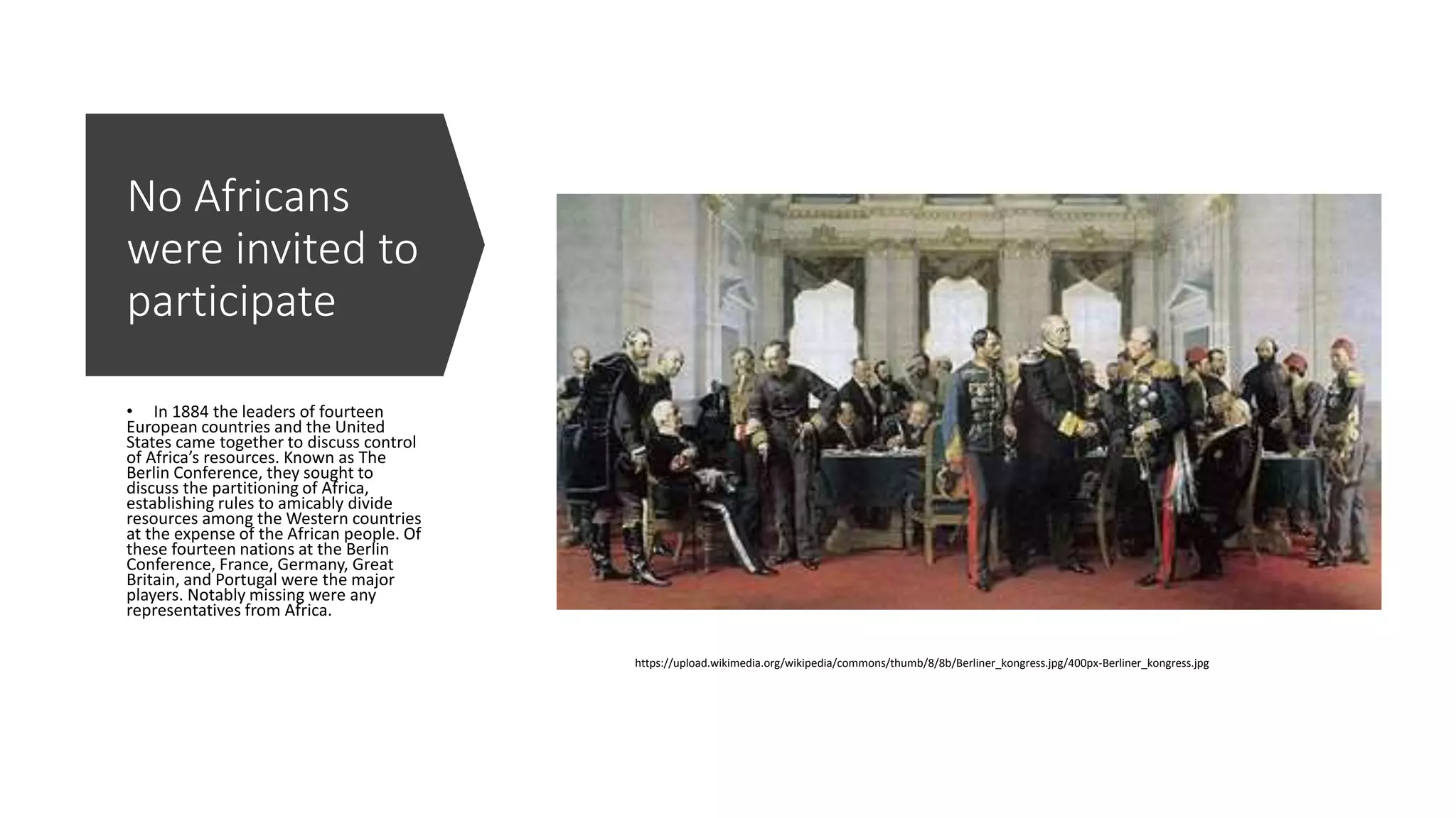 The berlin conference of 1884 | PPTX