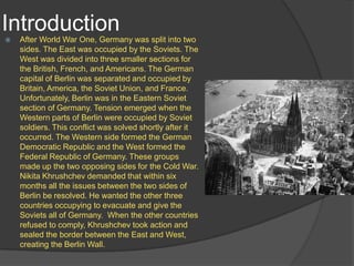 The Berlin Wall 1st Period | PPTX