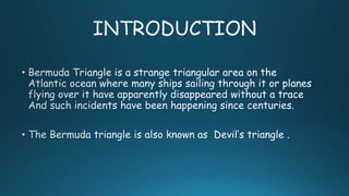 The bermuda triangle | PPTX
