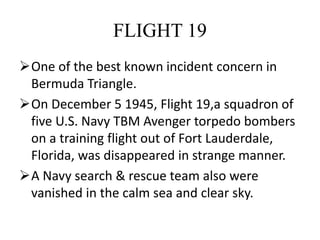 The Bermuda triangle | PPTX