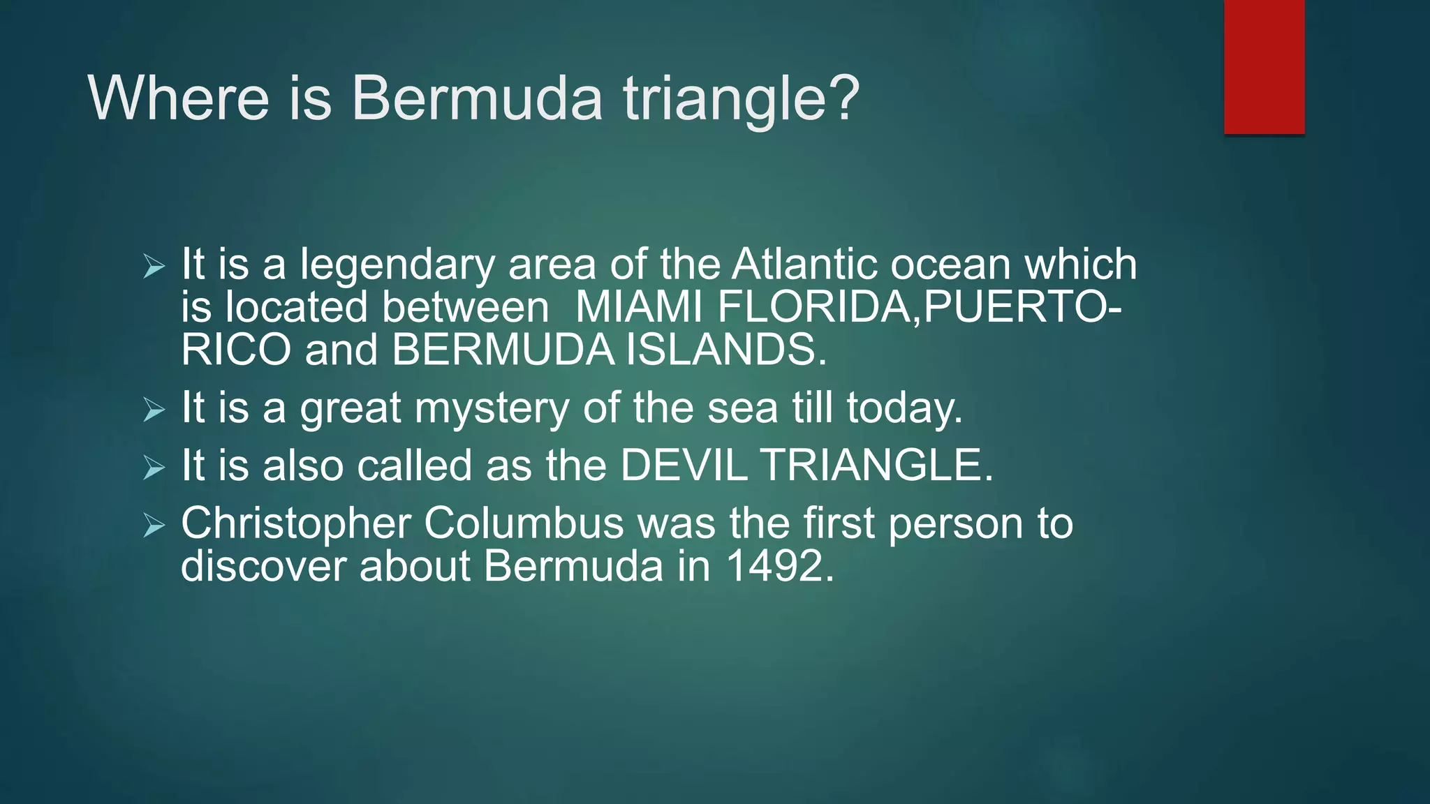 The Bermuda Triangle | PPT