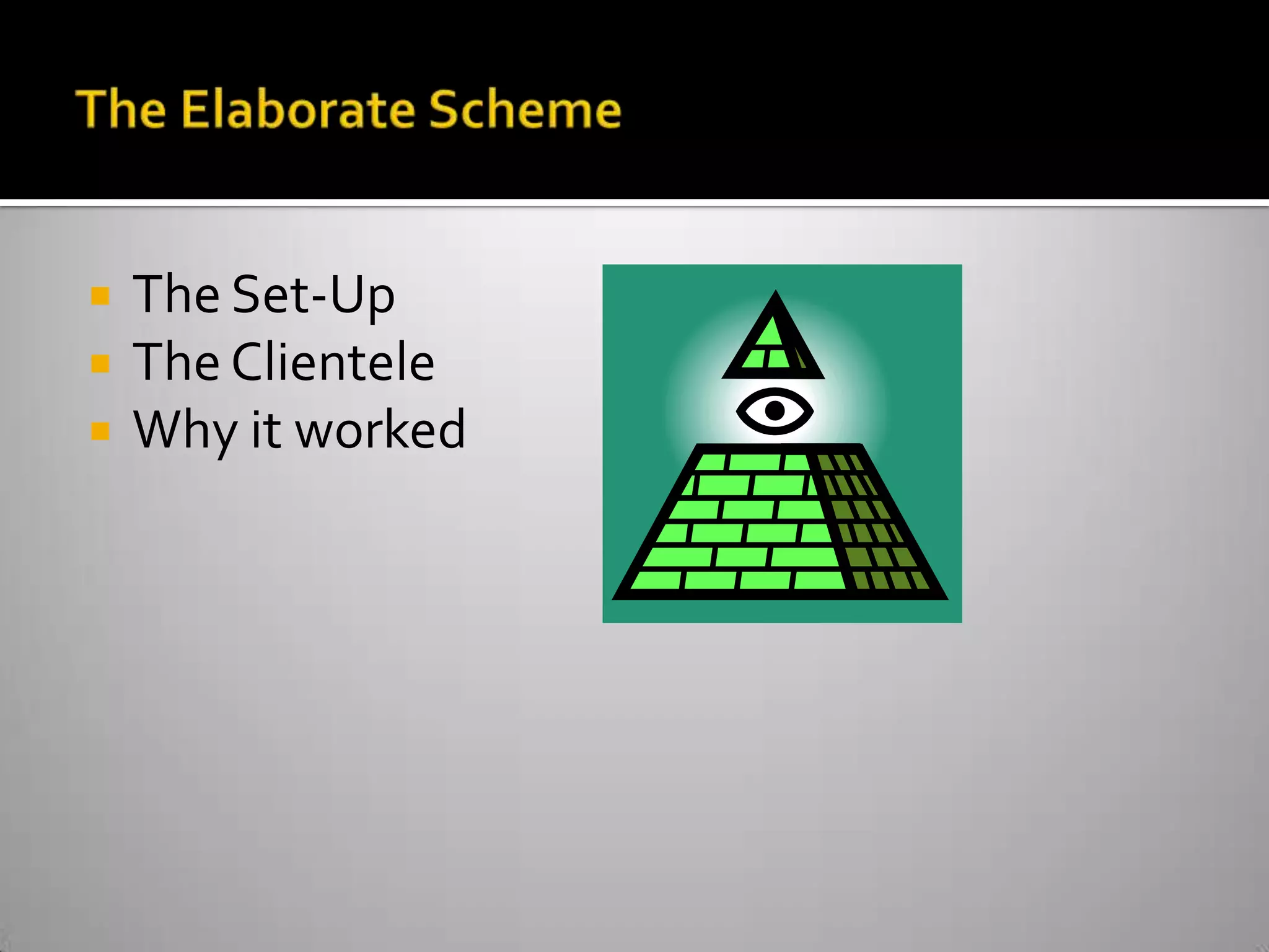 The Bernie Madoff Scandal | PPT