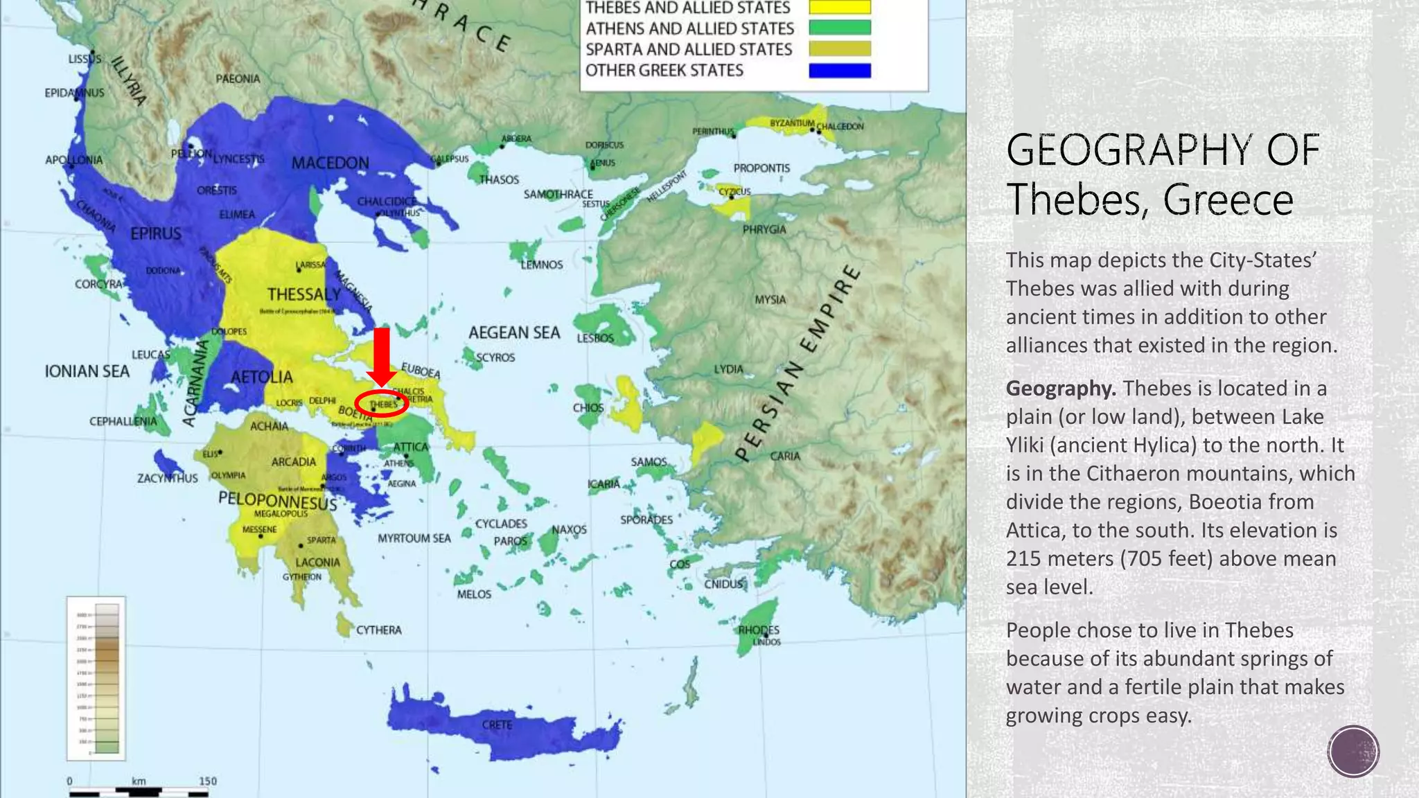 Thebes, greece example | PPTX