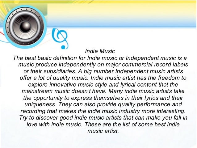 The Best 3 Indie Music Artists Today the-best-3-indie-music-artists-today