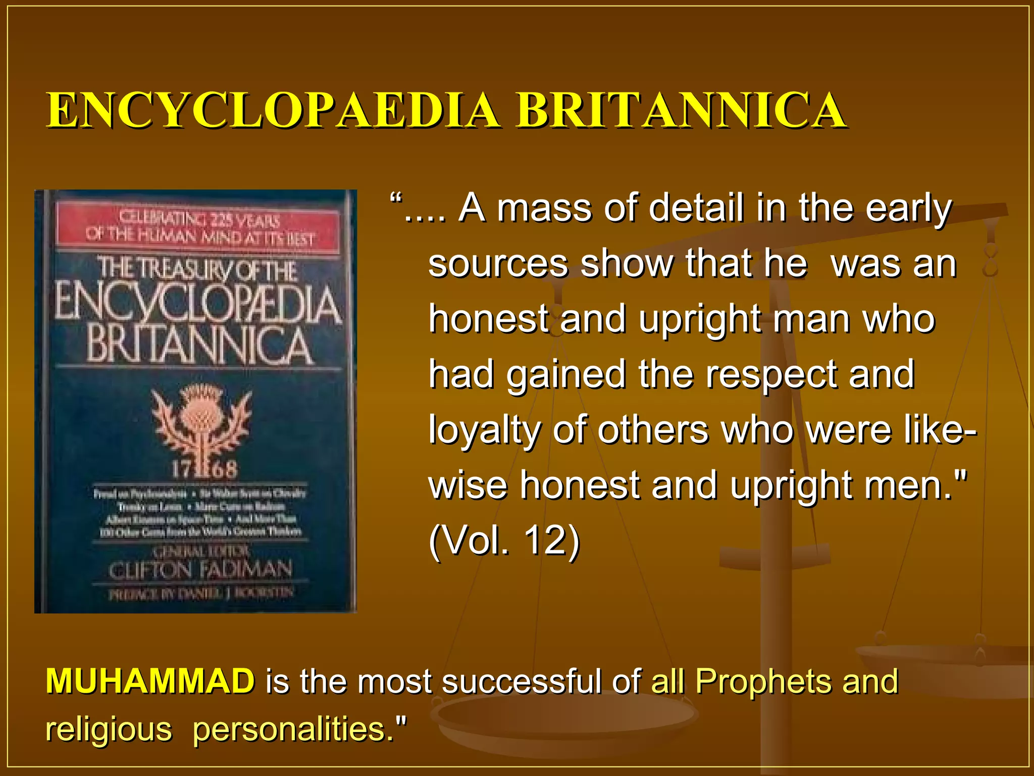 Muhammad - The Best & Successful Among Men | PPT